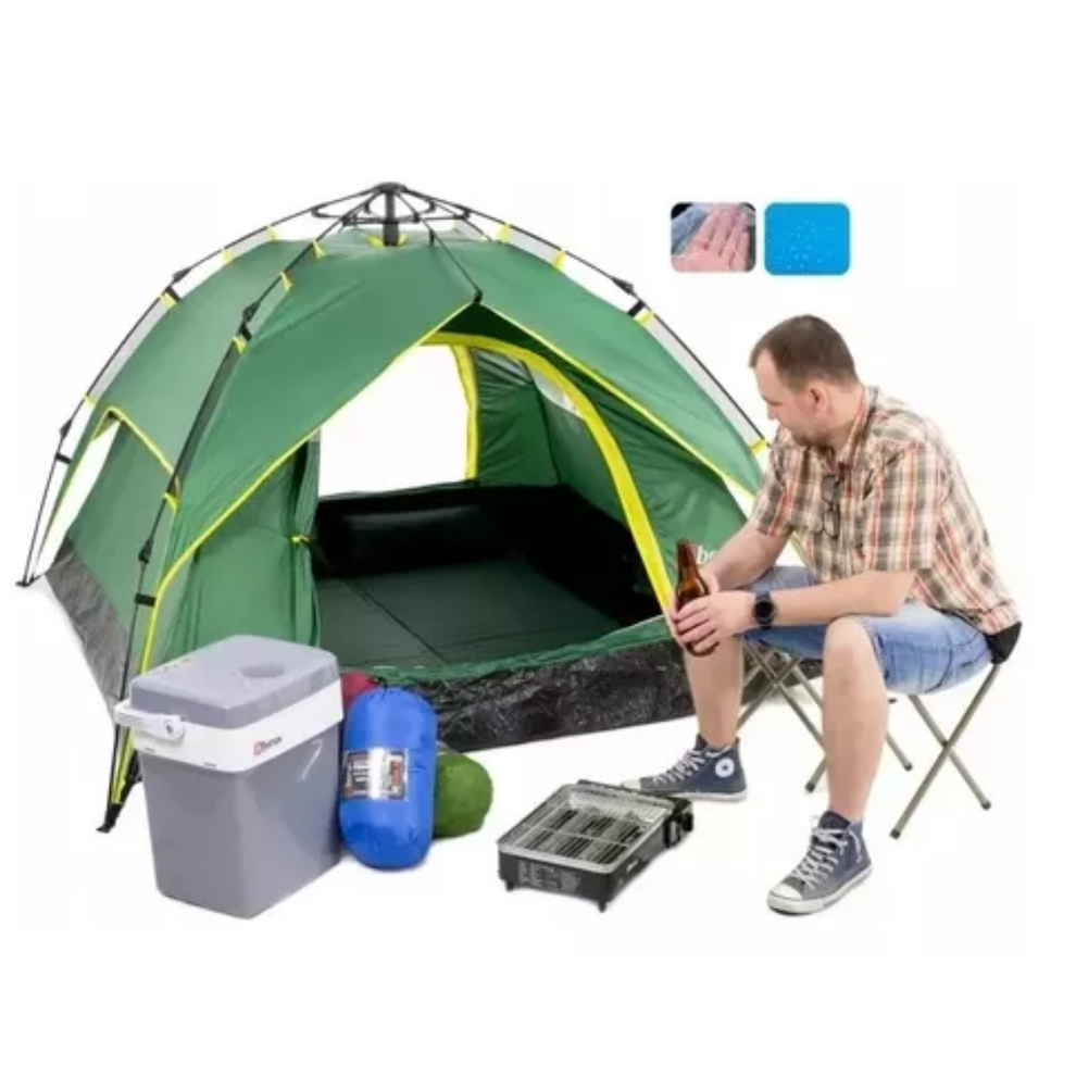 Carpa 4 Estaciones 3 Persona Carpas Para Acampar Automatica – Ziper