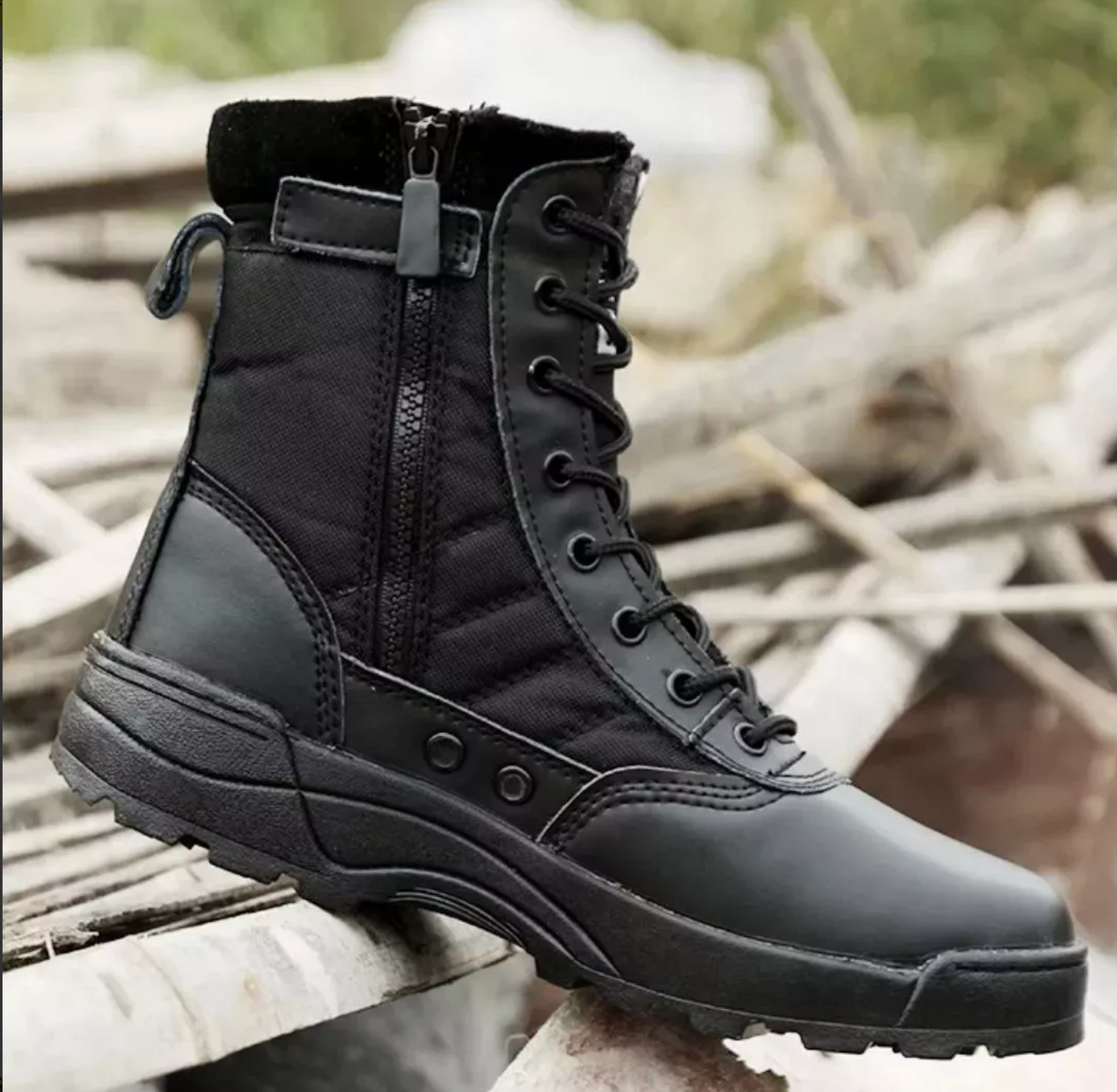Botas Tacticas Militares Zapatos Hombre Botas Militares Swat – Ziper